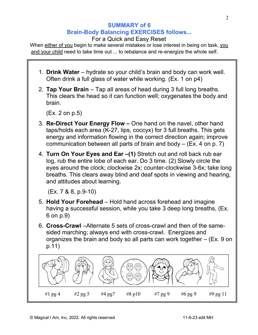 Body-Brain Balancing Exercises - Magical I Am